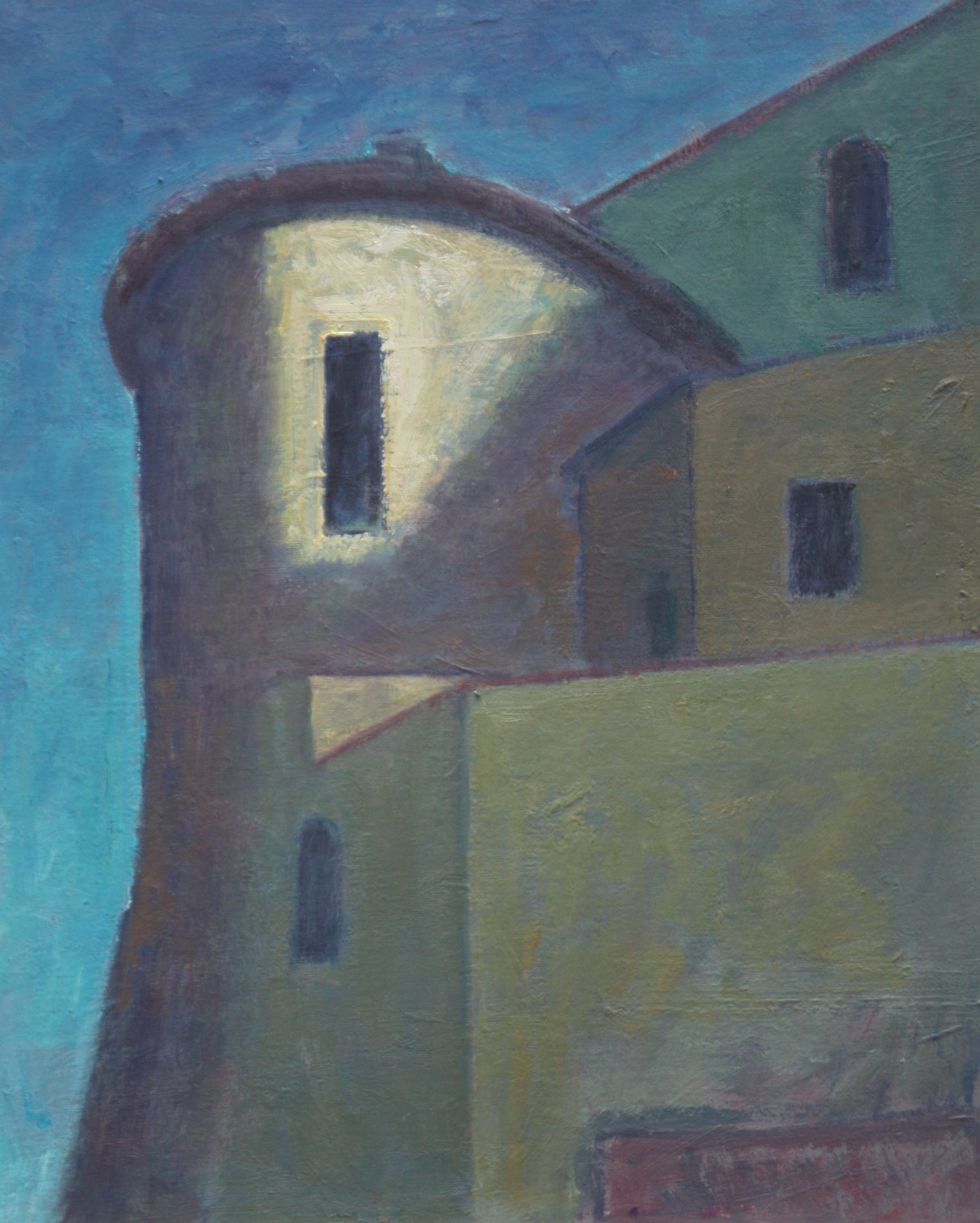 Tower Casole, Evening - Robin Holtom Art